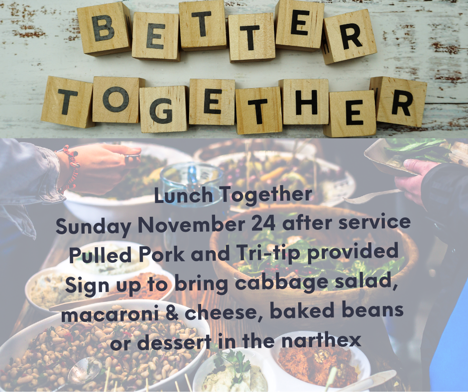 Better Together Lunch Together 11/24/24 | Oswego Alliance Church