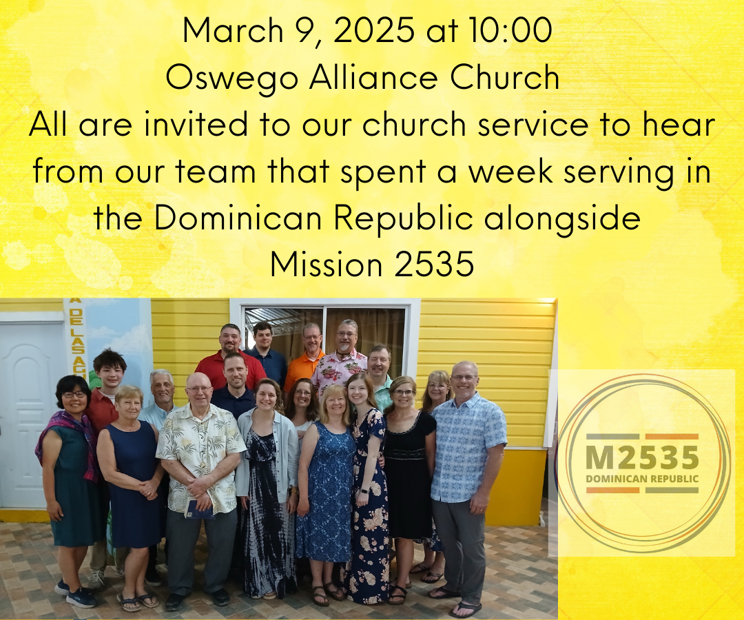 DR Mission Team Sharing During our Regular CHurch Service 3/9/2025 10 ...
