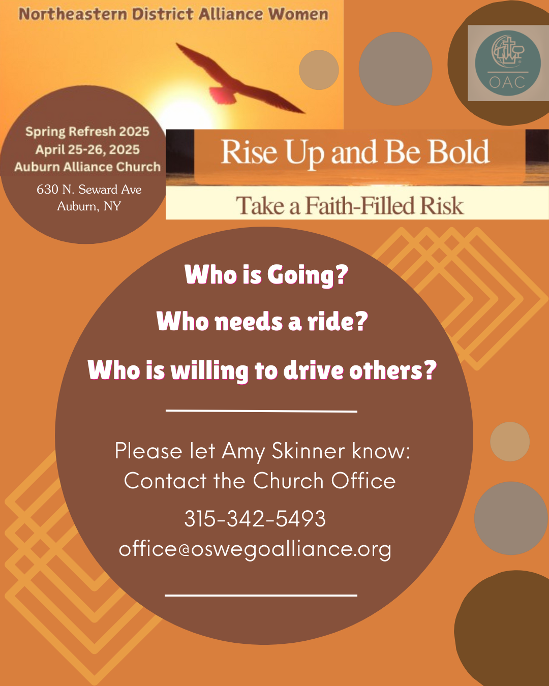 Are you going to Spring Refresh? | Oswego Alliance Church