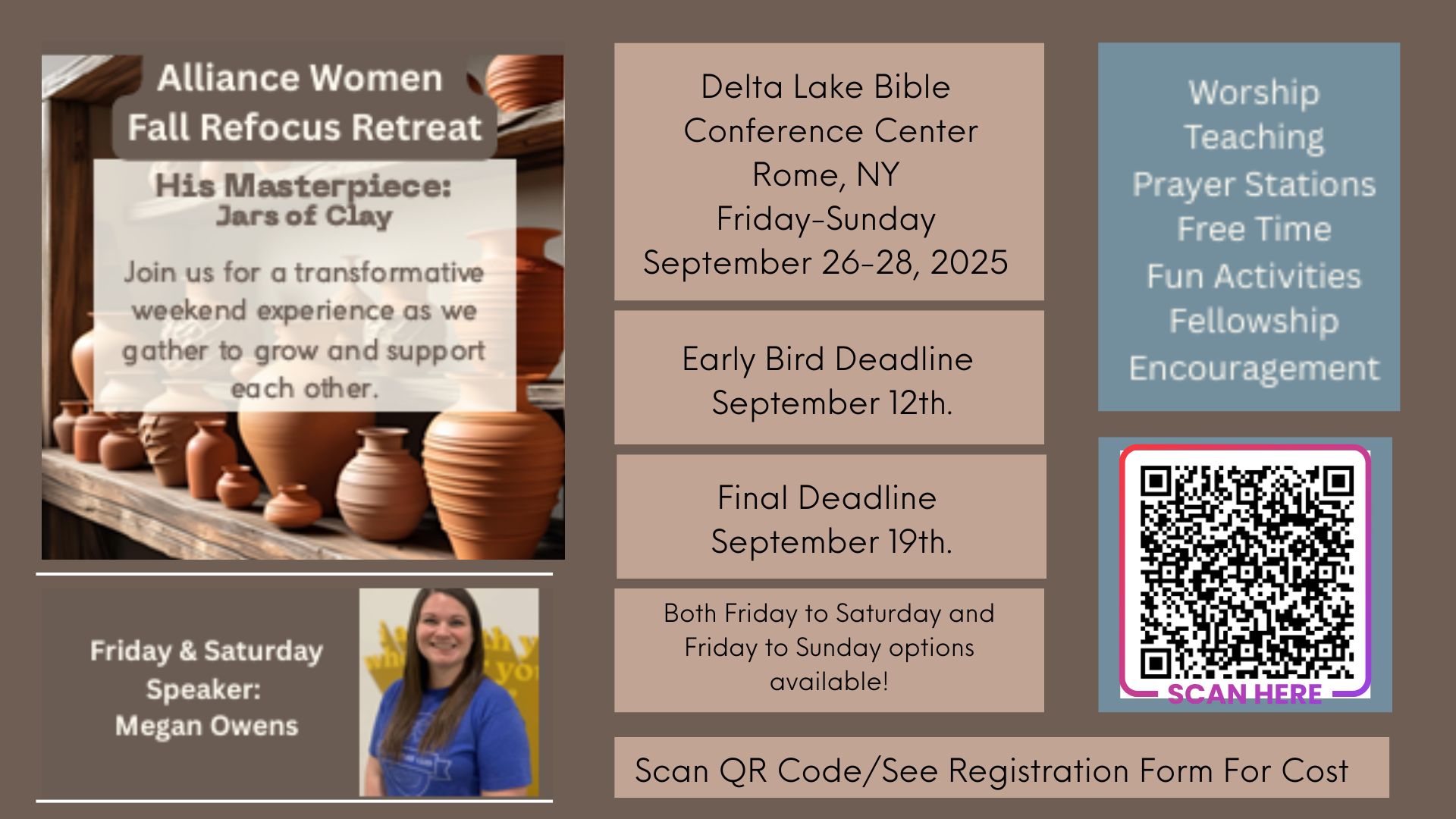 2025 Fall Refocus Retreat, His Masterpiece: Jars of Clay | Oswego Alliance Church