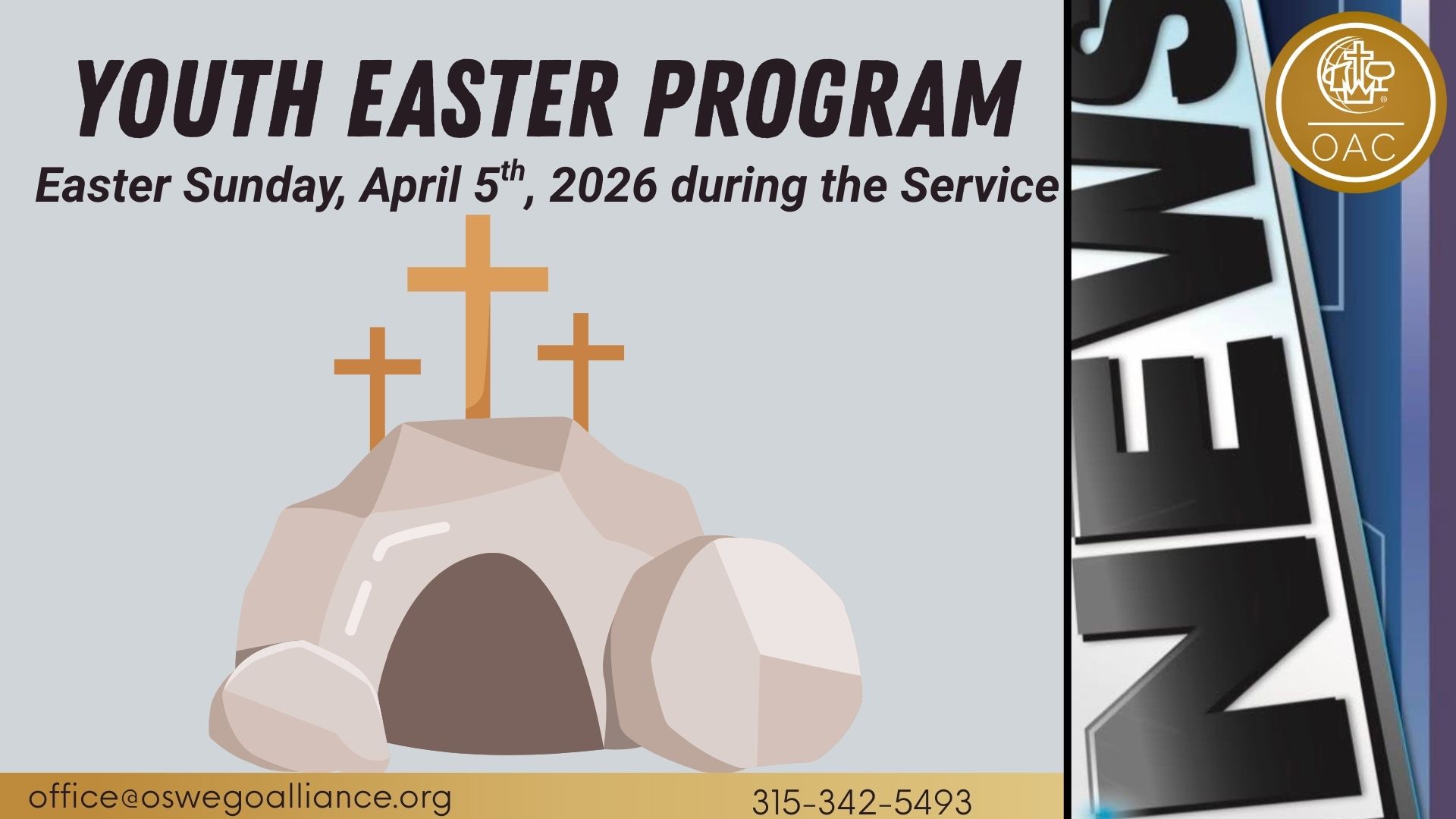 Youth Easter Program During Our Easter Sunday Service April 5th, 2026 ...